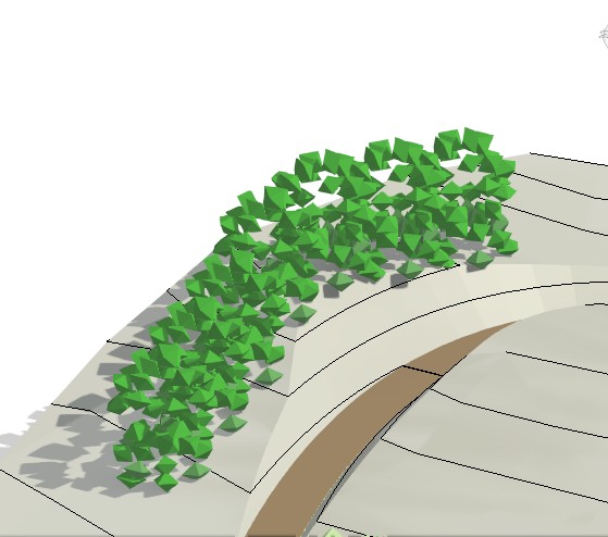 Hedge Planting, Aging and Improved views in REVIT - CloudScapes
